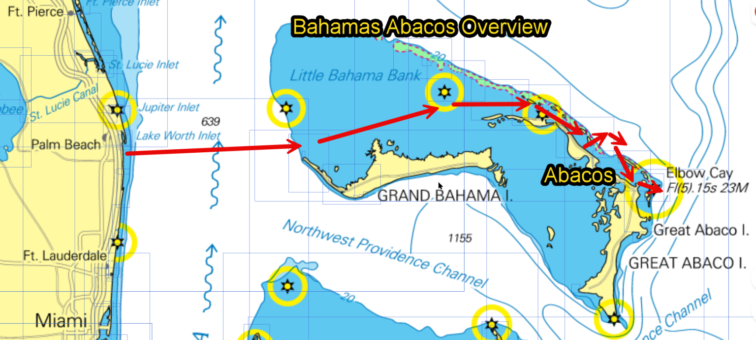 Bahamas Abacos Route - svIslandSpirit.com